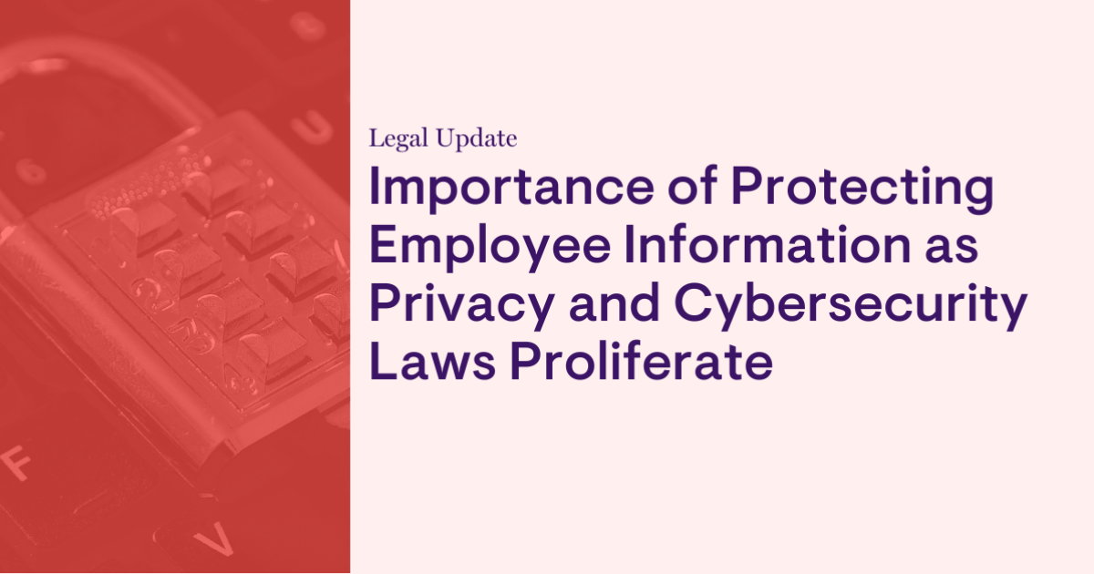 Importance of Protecting Employee Information as Privacy and ...