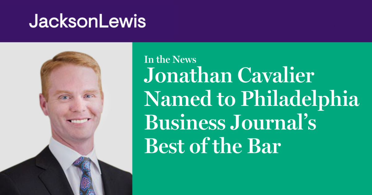 Jonathan Cavalier Named to Philadelphia Business Journal's Best of the ...